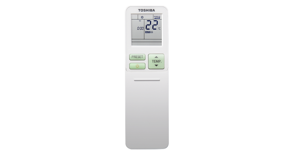 Toshiba RB-RXS33-E Infravörös távirányító heti időzítővel és 8 °C-os ...